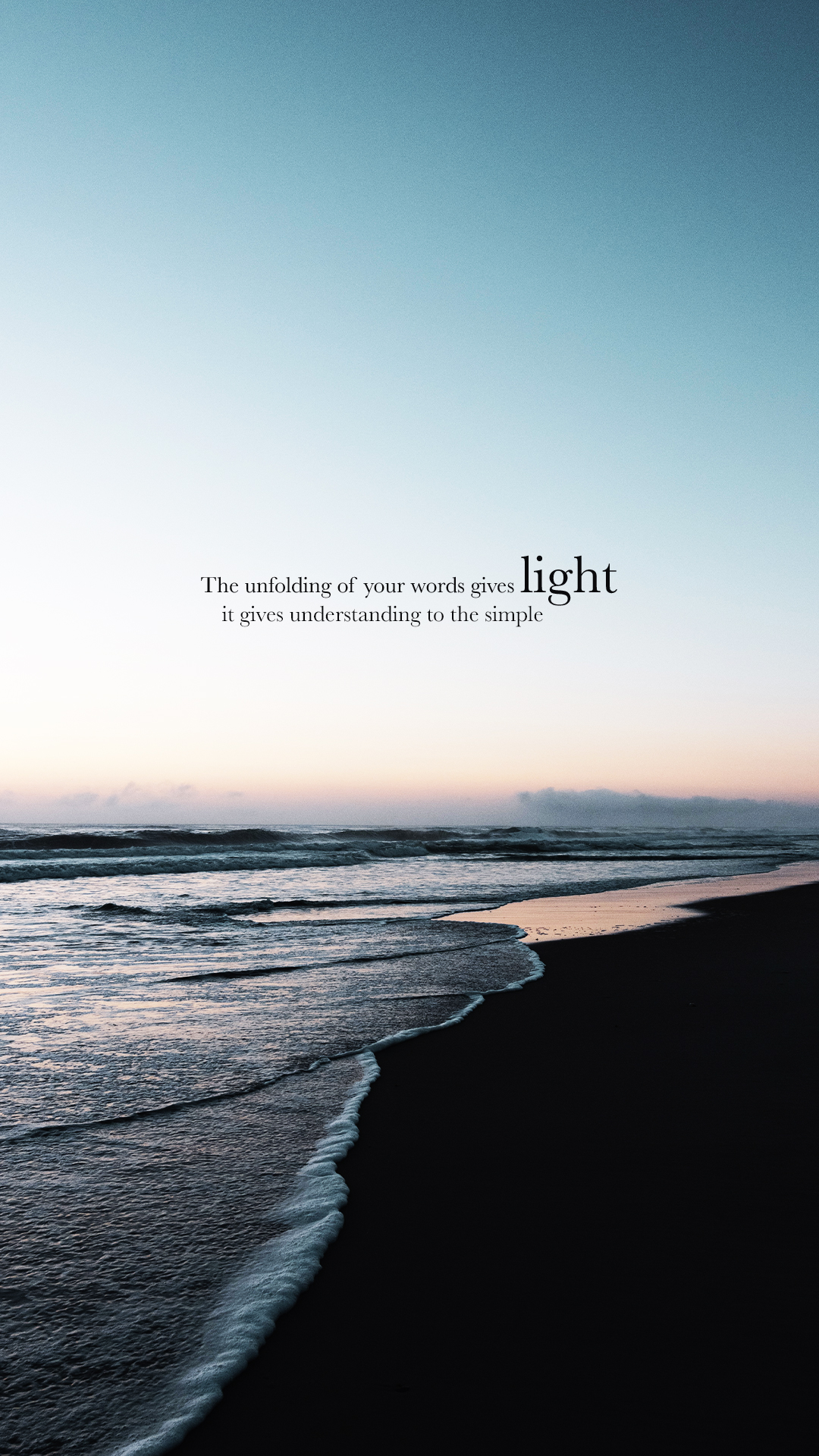 The unfolding of your words gives light | Crossmap Blogs