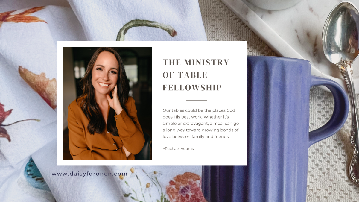 The Ministry of Table Fellowship | Crossmap Blogs
