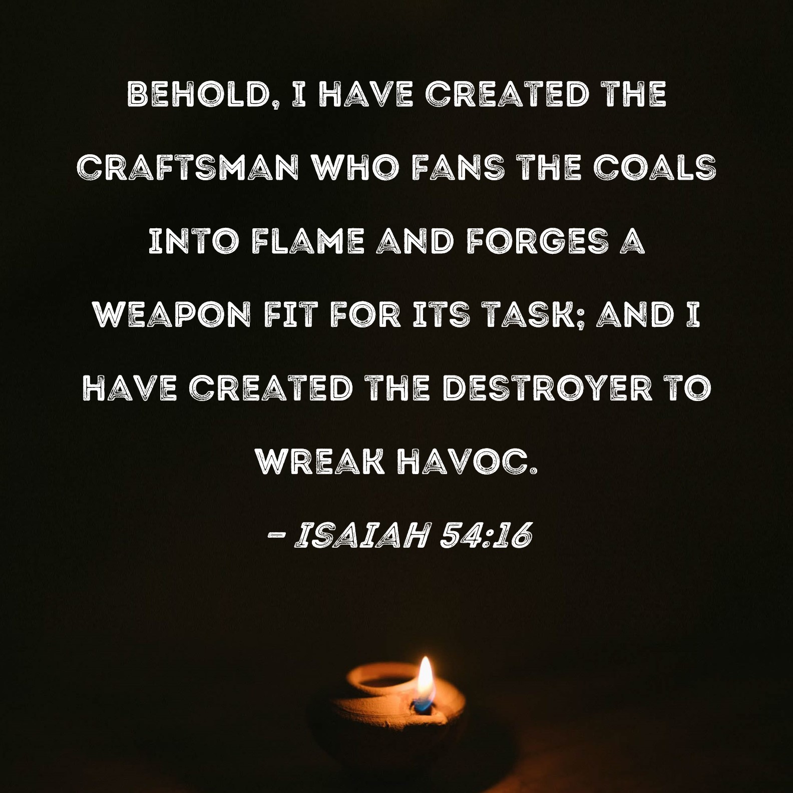 THE CHARACTER OF GOD: God created the Devil to destroy | Crossmap Blogs