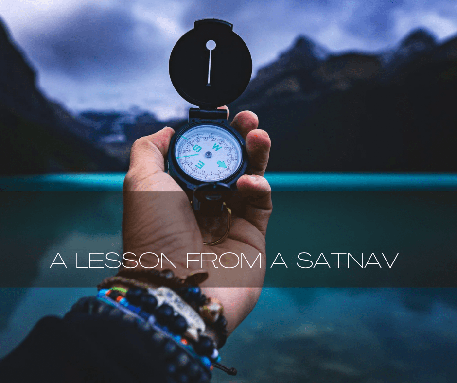 A lesson from a satnav (maps) | Crossmap Blogs