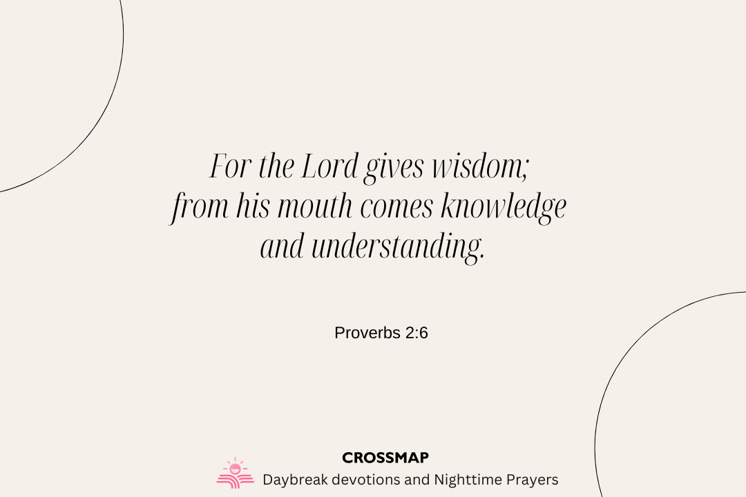 True Wisdom Comes From the Lord - A Nighttime Prayer | Crossmap Blogs