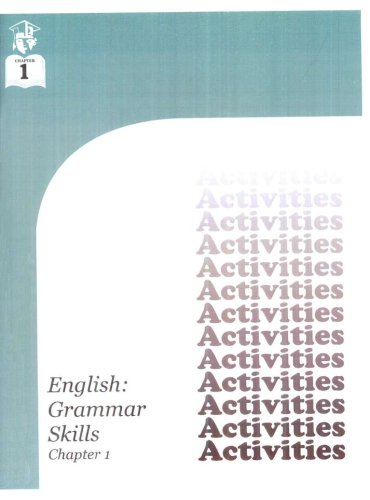 PAC: English Grammar Skills Activities Booklet, Chapter 1 by | Crossmap ...