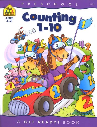 Number Skills-Counting 1 to 10, Preschool Get Ready Workbooks by ...