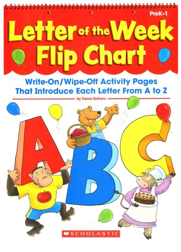 Letter of the Week Flip Chart: Write-On/Wipe-Off Activity Pages That ...