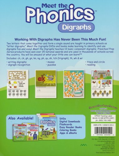 Meet the Phonics: Digraphs Workbook by | Crossmap Books - Browse ...