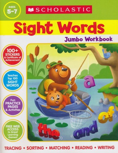 Scholastic Sight Words Jumbo Workbook: 300+ Practice Pages Targeting ...