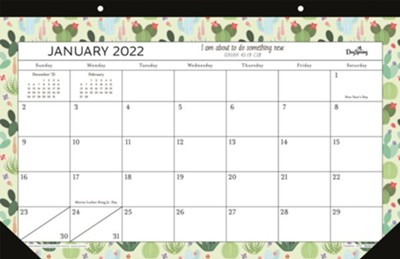 2022 Deskpad Calendar, Succulents by | Crossmap Books - Browse ...