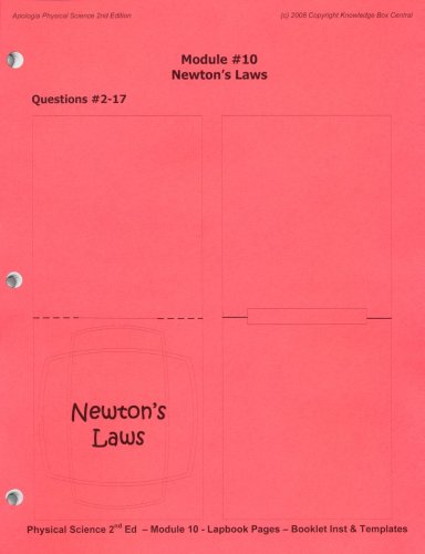 Apologia Exploring Creation With Physical Science 2nd Edition Lapbook ...